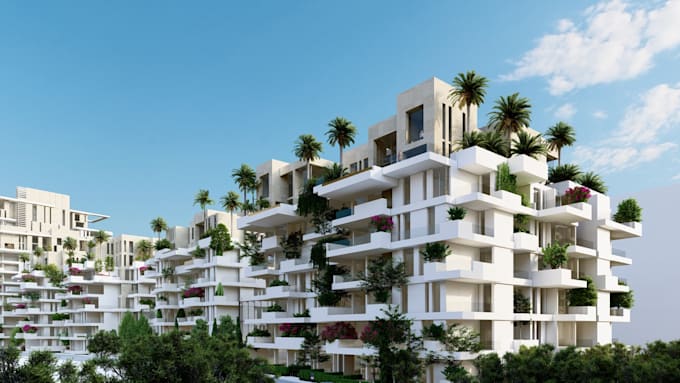 Create architecture 3d models and realistic rendering by Bassemtrabel648 | Fiverr