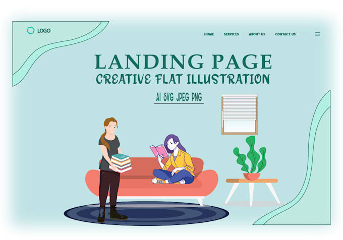 Design website graphics and landing page illustrations by Alizey_hassan ...