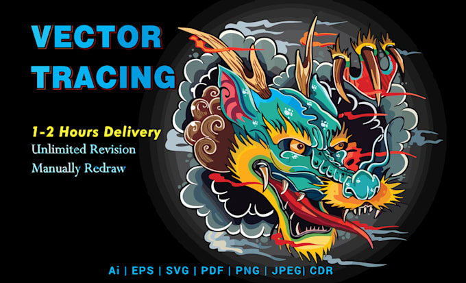 Do convert image to vector ai psd png eps pdf svg by Kwitaff | Fiverr