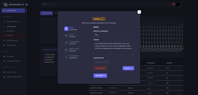 Do a twitch moderation bot with dashboard by Praalydev | Fiverr