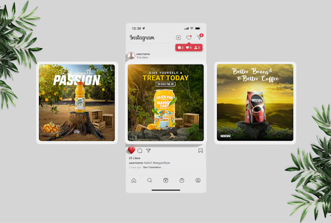 Create custom eye catching social media posts design by Mdshamimahmed03 ...