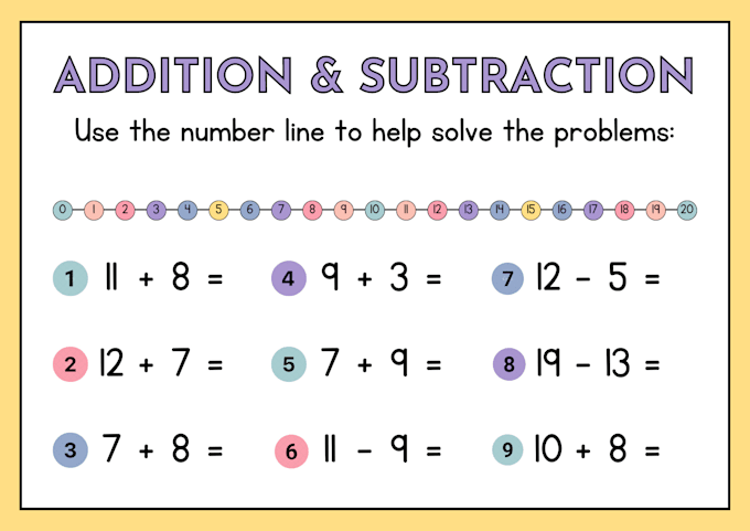 Create interesting math worksheets and questions for kids by ...