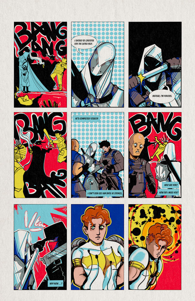 Create sequential artwork for your comic vision by Lenagantner | Fiverr