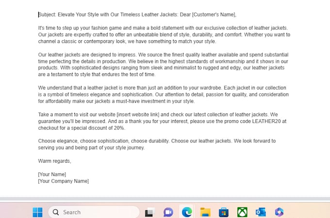 Efficiently create effective copywrite emails for clients by Cael_m ...