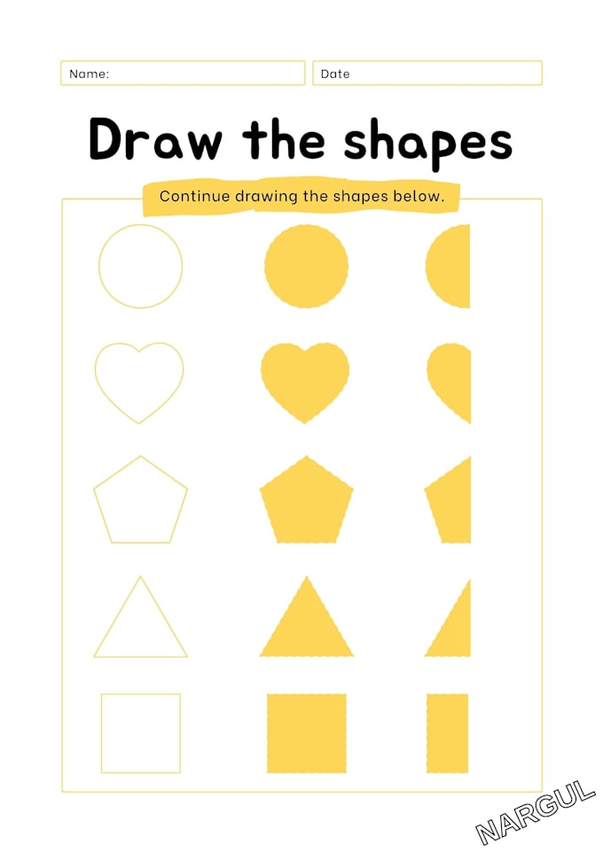 Create personalized activity books for kindergarten worksheets by Smhnrgl | Fiverr