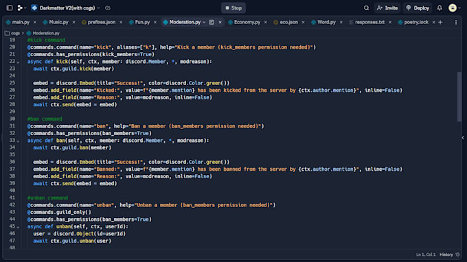 Make your own custom discord bot for your server by X_darknezzz_ | Fiverr