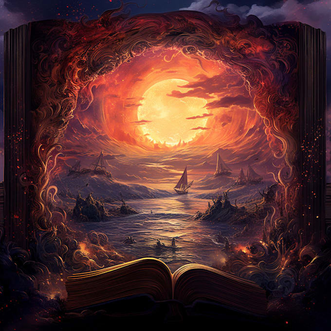 Paint an immersive book cover for your fantasy book by Elzebemurray ...