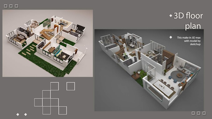 3d visualizer for home, apartment, room by Vaishak11 | Fiverr