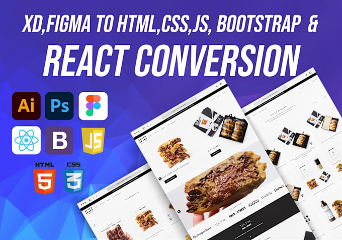 Create Frontend Using React Html Css Bootstrap And Javascript By Abdulmoeed8558 Fiverr