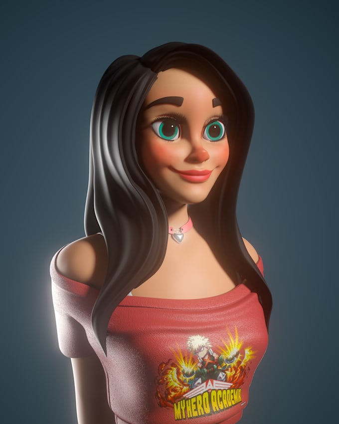Do 3d character design, character modelling, character animation by ...