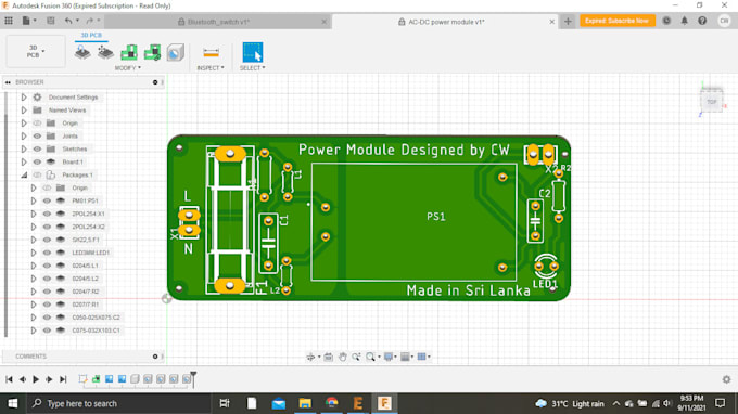 Design multi layer custom pcb in althium, kicad or eagle cad by ...