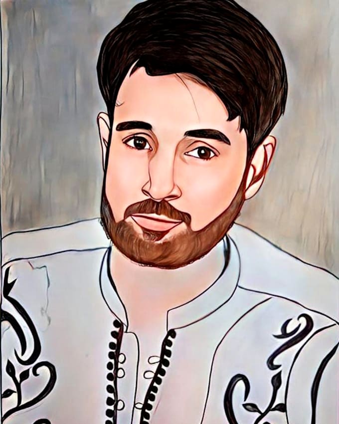 Convert hand drawing or sketch into digital art illustration by ... Convert hand drawing or sketch into digital art illustration by ...