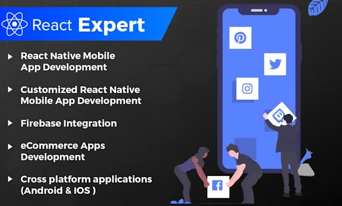 Work as react native expert for mobile app with firebase integration by Jibran_jaffar | Fiverr