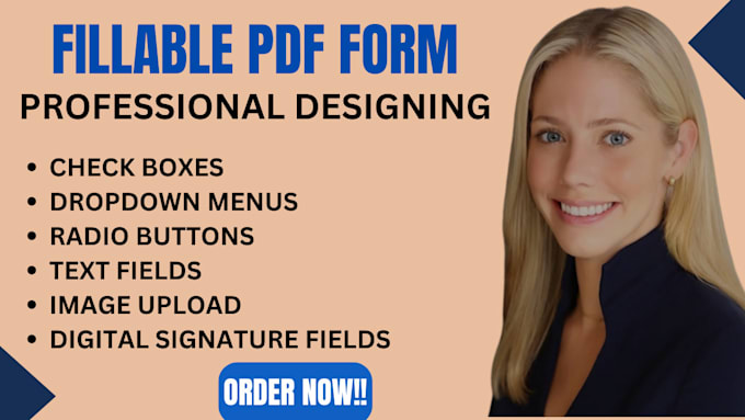 Create a fillable pdf form or covert to fillable pdf form by Elaine ...