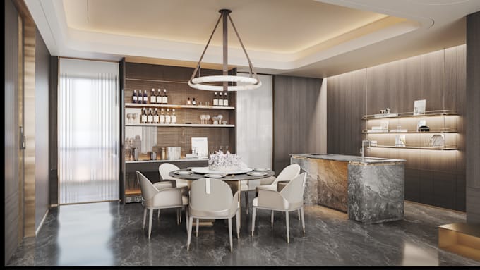 Rendering realistic interior visuals by Zhangcheng1 | Fiverr