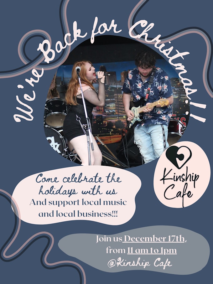 Create inspiring posters for bands, gigs, and upcoming events by Maddie_lamb | Fiverr