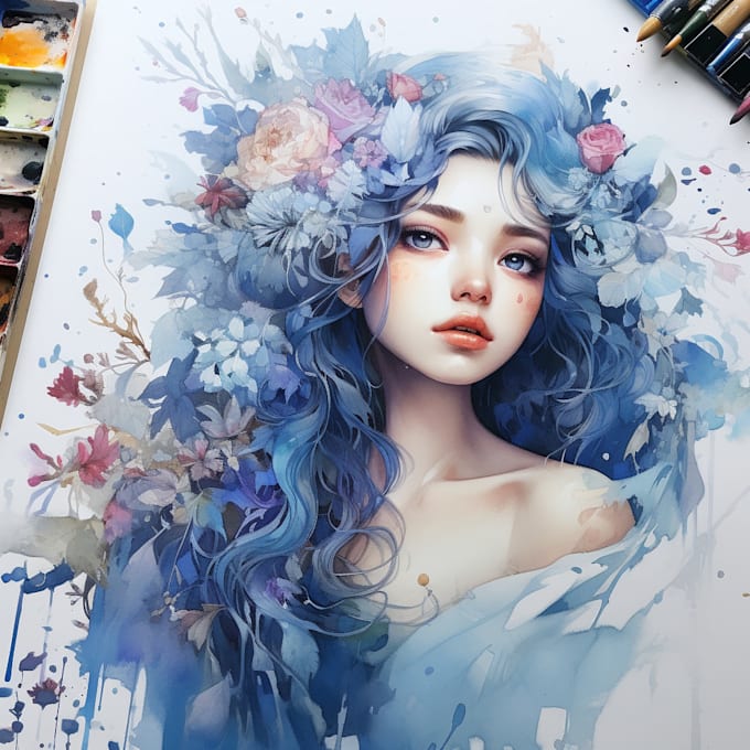 Change any photo into watercolor painting by Aladiaksah | Fiverr