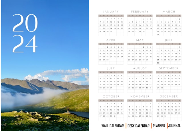 Design beautiful calendar for you by Kazishuaibalam | Fiverr