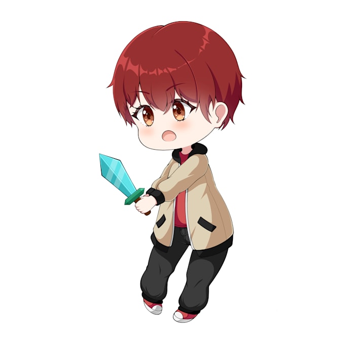 Draw your character into chibi fanart by Taraakito | Fiverr