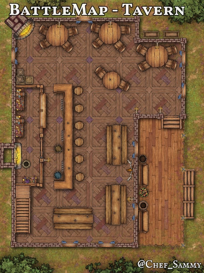 Make inkarnate tabletop maps for you by Chef_sammy | Fiverr