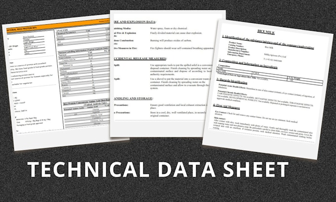 Create msds, sds, safety data sheet, tds and cpsr by Sjk_hyped | Fiverr