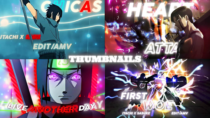 Make anime thumbnails for your edits by Shoko_animeedit | Fiverr