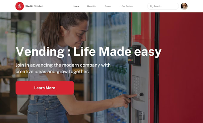 Design vending machine website, vending machine, vending machine ...