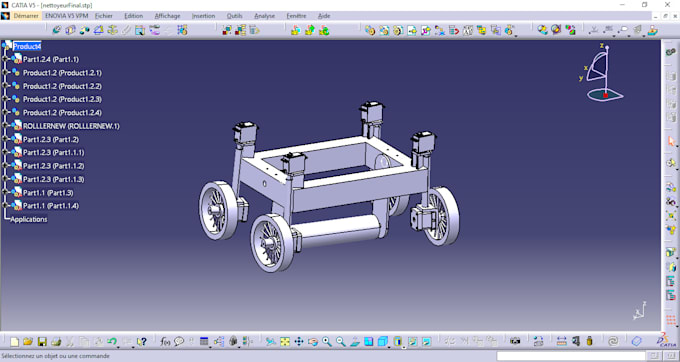 Provide catia 3d modeling and simulation services by Achraftech | Fiverr