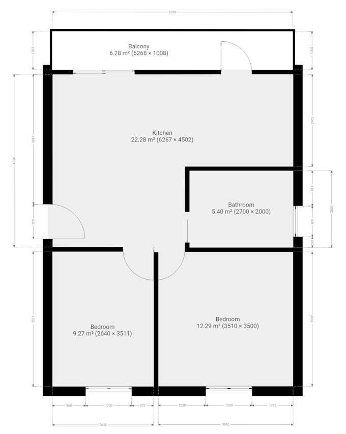 Transform simple drawing in technical planimetry by Studioay | Fiverr