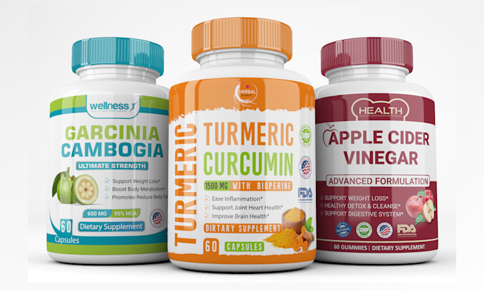 Do supplement label design, product label design and packaging design ...