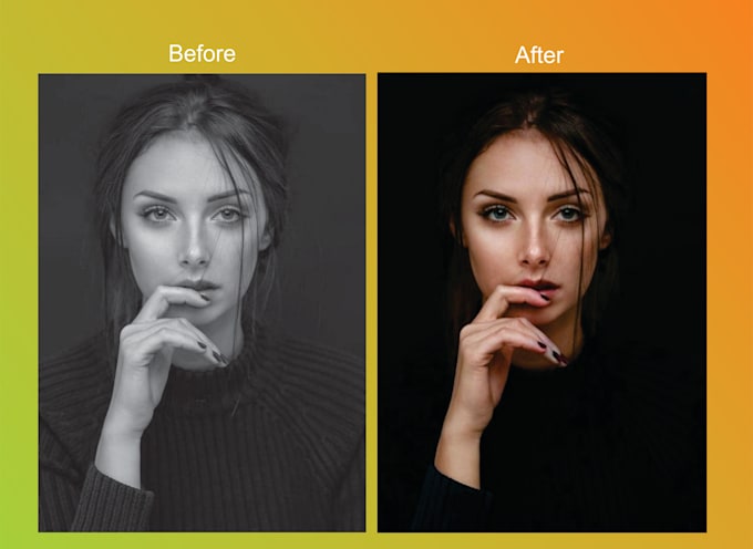 Turn black and white photos into color photos by Amnabibi636 | Fiverr