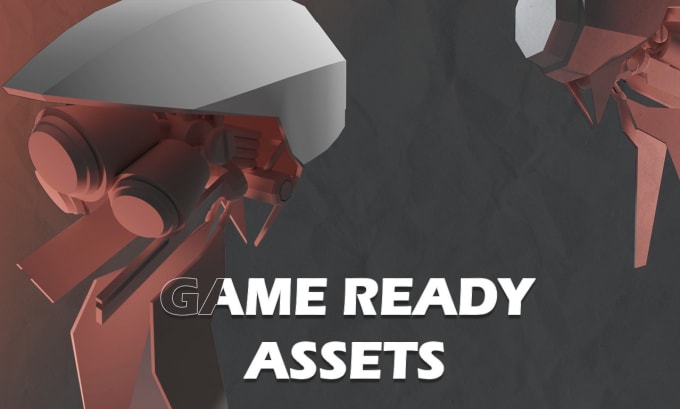 Create 3d game ready assets for game engine of your choice by ...