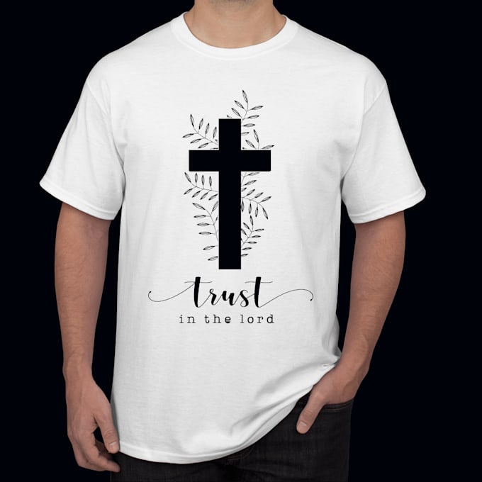 Do bulk clean christian, urban, church and religious t shirt designs by ...