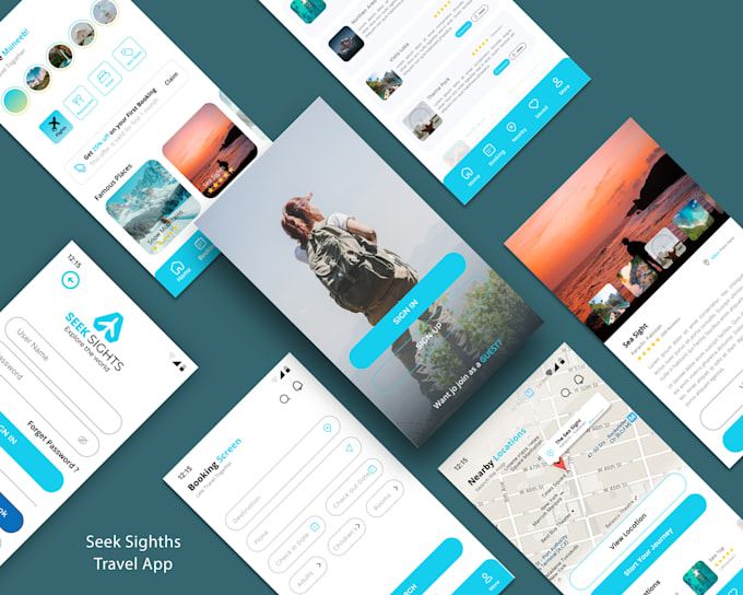 Design amazing ui ux mobile app in figma by Web_ui_ninja | Fiverr