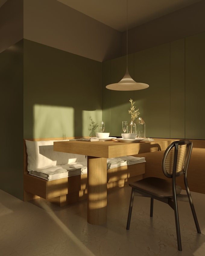 Do a 3d visualization with 3ds max and corona renderer by ...
