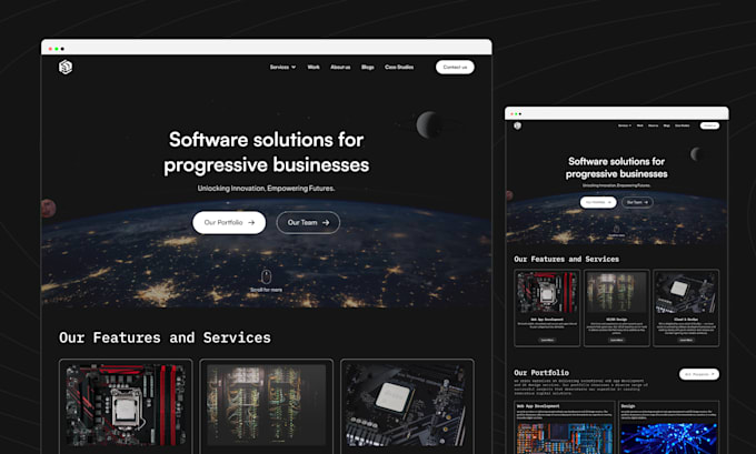 Design a modern, minimal web design in figma by Uxumar1122 | Fiverr