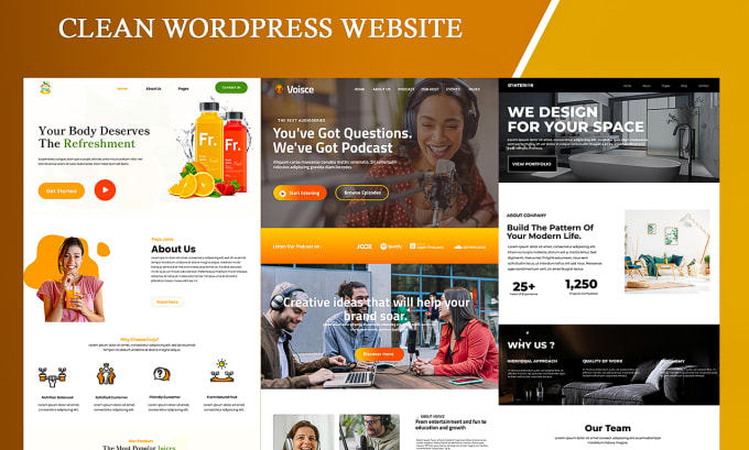 Design, redesign, revamp, landing page, clone, edit, fix wordpress ...