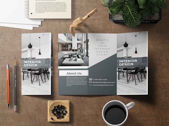 Design a clean professional real estate an company trifold brochure by ...