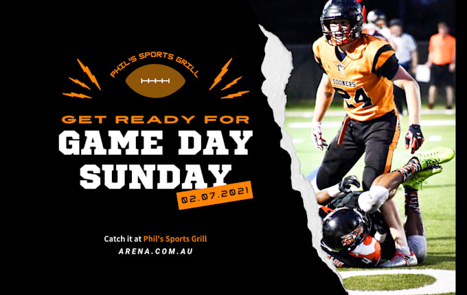 Create a creative sports banner design for your next event by Sk89765 ...