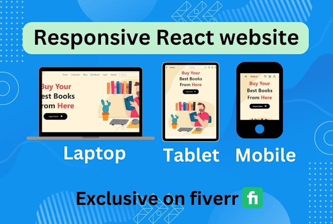 Convert figma to react js website with tailwind css 6 pages by Subi_das ...