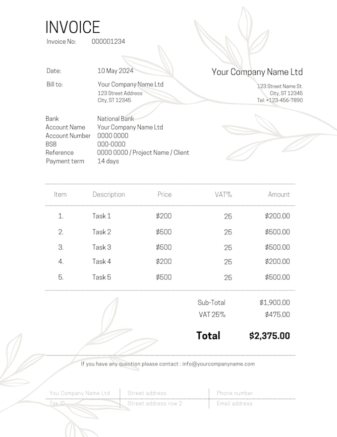Create stylish documents for your business on canva by Andersinsofia ...
