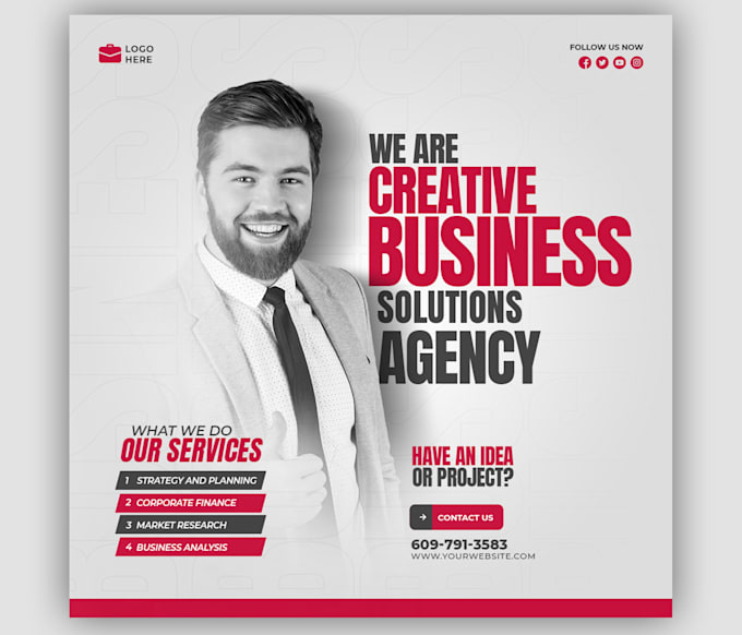 Make the perfect flyer to promote your business by Idris_manan | Fiverr