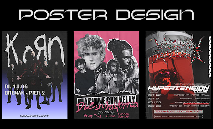 Design tour song and event poster for you by Kritsadalab | Fiverr