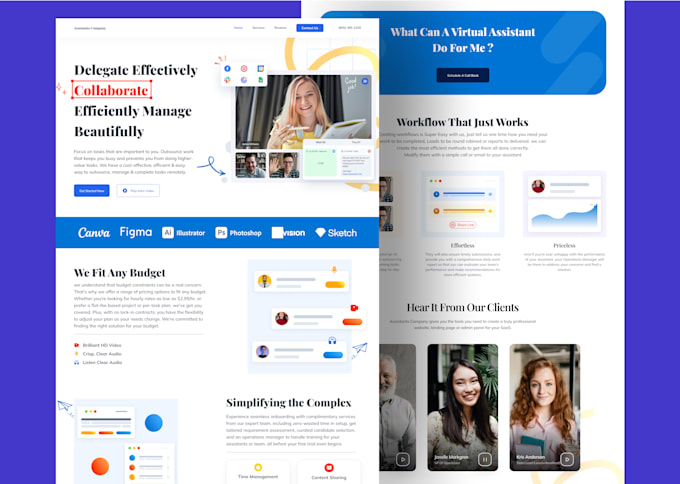 Do landing page ui design in figma by Mr_developer20 | Fiverr