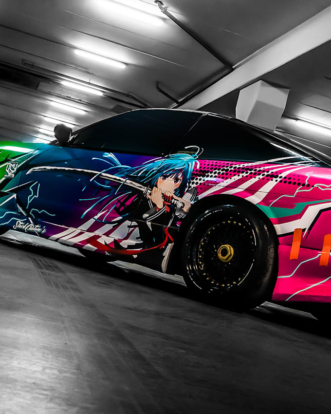 Itasha livery wrap designs for anime fans by Osy_graphics | Fiverr