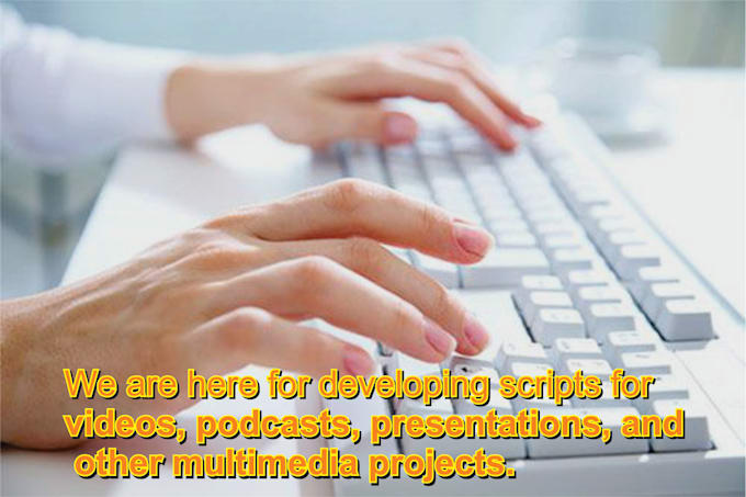 Research and write the perfect script for videos podcasts presentation ...