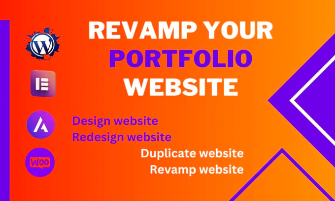 Revamp redesign portfolio, single page, one page website by ...