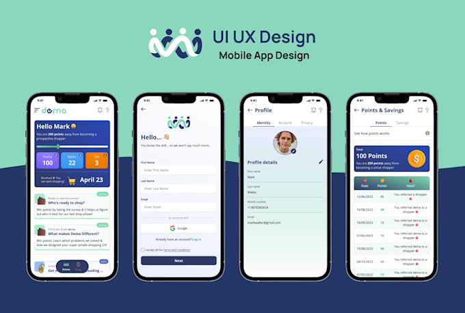 Create mobile app with stunning ui design by Khushal2110 | Fiverr