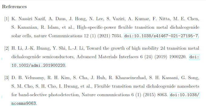 Format references, citations, add missing citations and doi by Naim648 ...