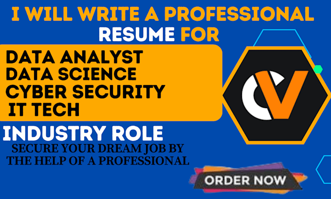 Write cyber security, data science, data analyst, tech resume, cover letter by James_willams03 ...